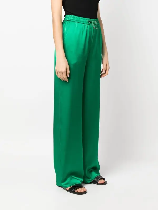 Herno Drawstring-waist Straight-leg Trousers - Green