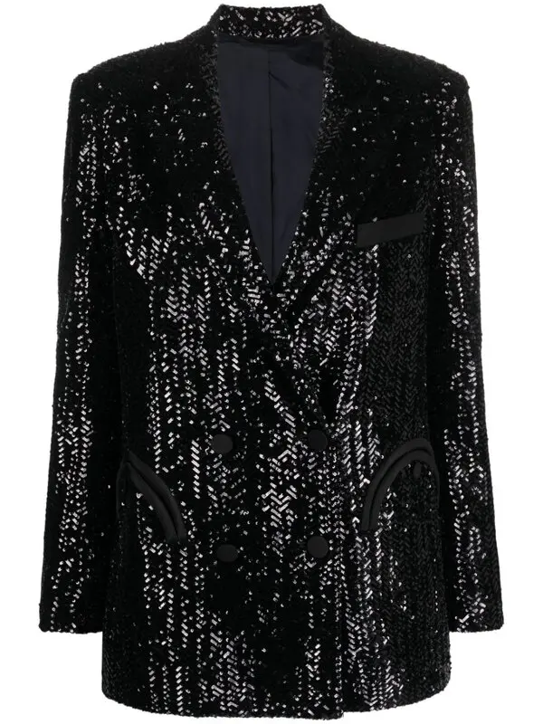 BLAZÉ MILANO Everynight Sequin-embellished Blazer