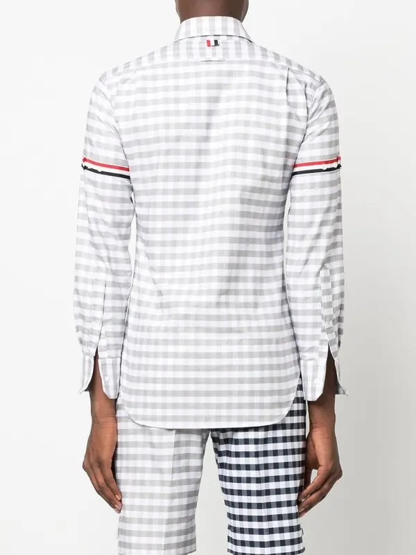 Thom Browne Rwb Gingham Oxford Shirt