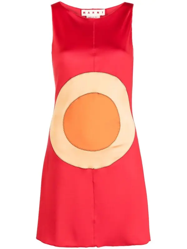 Marni Boat-neck Sleeveless Dress