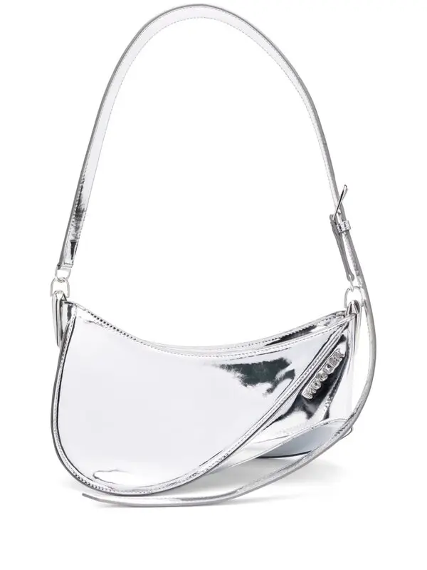 MUGLER Medium Spiral Curve 01 Bag - Silver