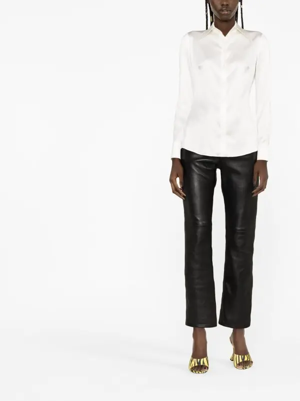 Dolce & Gabbana Long-sleeve Silk Shirt