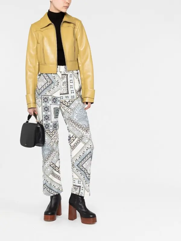 Etro Patchwork-print Trousers