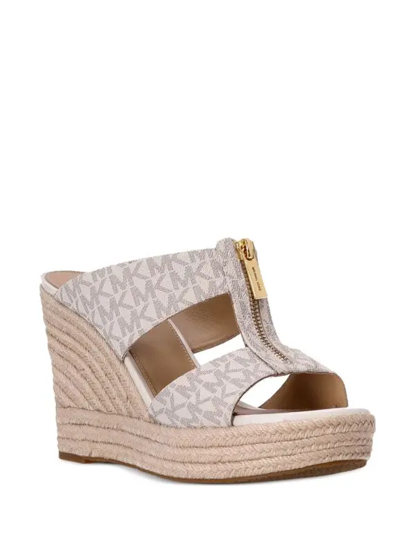 Michael Kors Bradley Leather Wedge Espadrilles