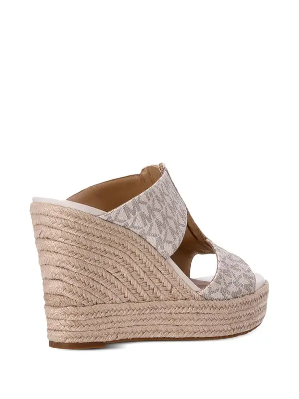 Michael Kors Bradley Leather Wedge Espadrilles