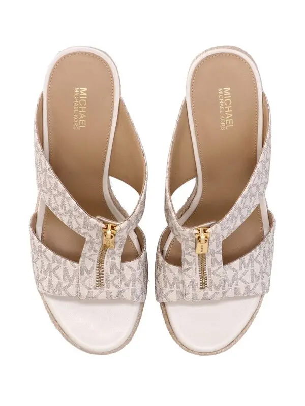 Michael Kors Bradley Leather Wedge Espadrilles