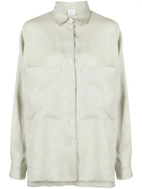Eleventy Plain Linen Shirt