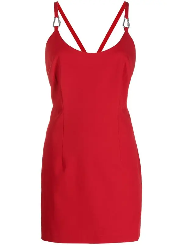 Heron Preston Carabiner Mini Dress - Red