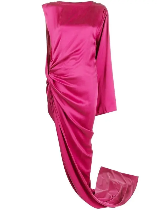 Rick Owens Edfu Draped Gown - Purple