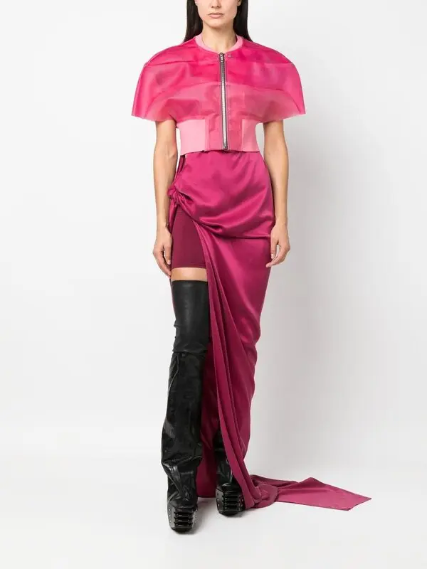 Rick Owens Edfu Draped Gown - Purple