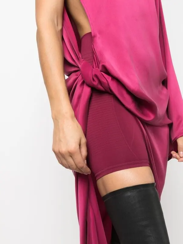 Rick Owens Edfu Draped Gown - Purple