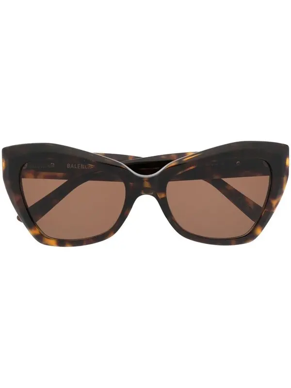 Balenciaga Butterfly Tinted Sunglasses - Brown