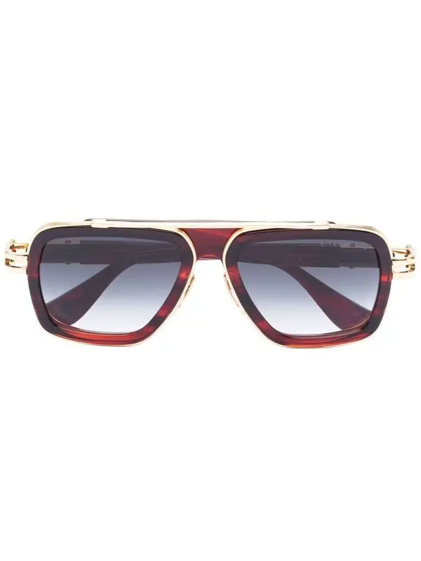 Dita Pilot-frame Sunglasses - Brown