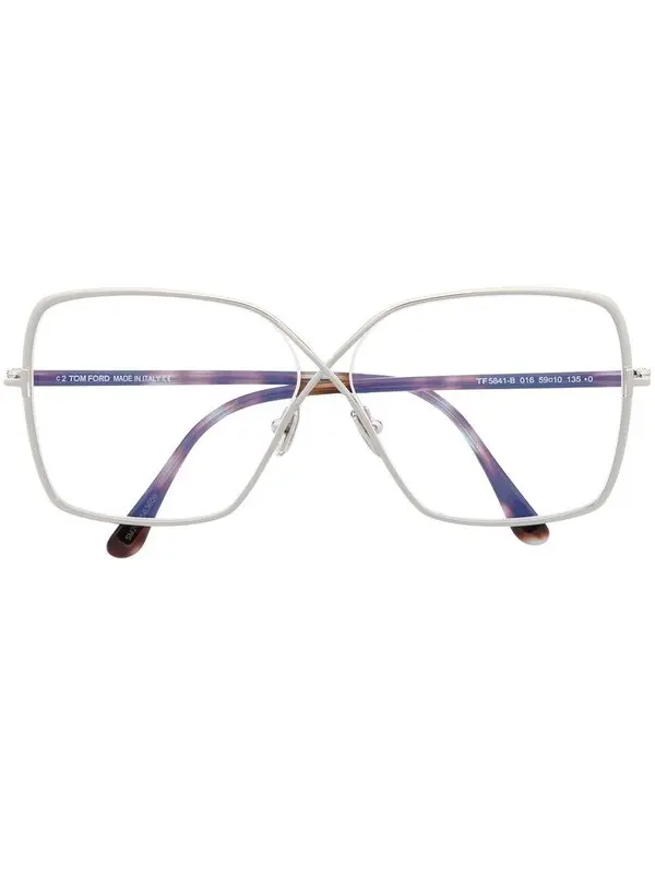 TOM FORD Square-frame Glasses - Brown