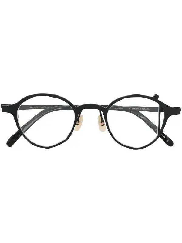 MASAHIROMARUYAMA Round Frame Eyeglasses - Black