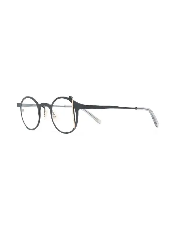 MASAHIROMARUYAMA Strap-detail Round Eyeglasses