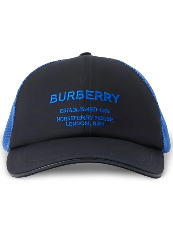 Burberry Horseferry Baseball Cap - Blue