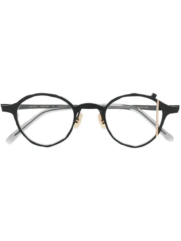 MASAHIROMARUYAMA Round Frame Eyeglasses - Black