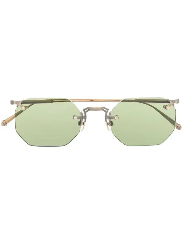 Matsuda Rimless Octagon Sunglasses