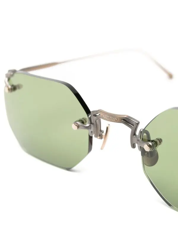 Matsuda Rimless Octagon Sunglasses