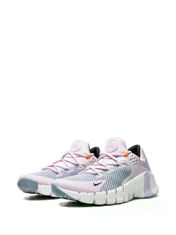 Nike Free Metcon 4 Doll/black/worn Blue Sneakers - Pink