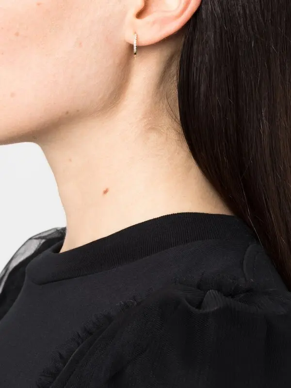 MARIA BLACK 14kt Yellow Lamarr 10 Huggie Earring