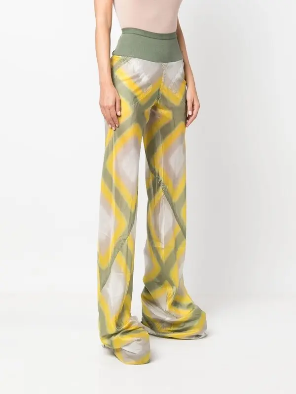 Rick Owens All-over Graphic-print Trousers