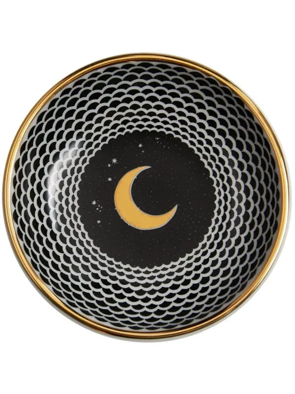 FORNASETTI Lunocentrica Jewellery Tray - Black