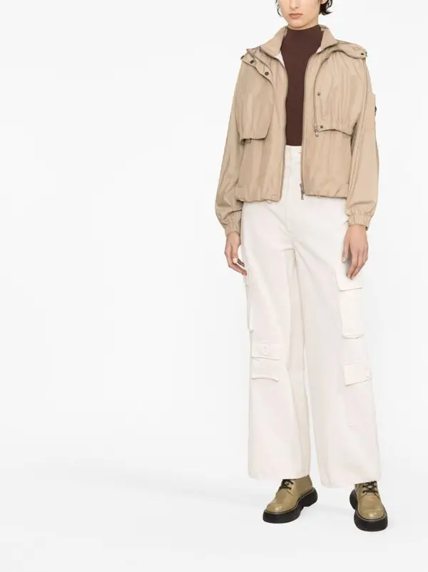 Brunello Cucinelli Layered Hooded Jacket