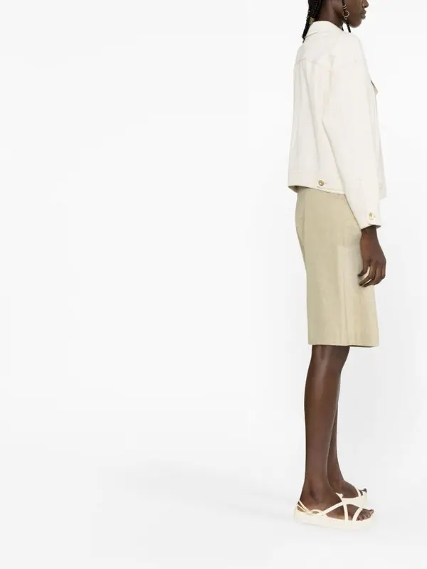 Brunello Cucinelli Button-fastening Denim Jacket - Neutrals