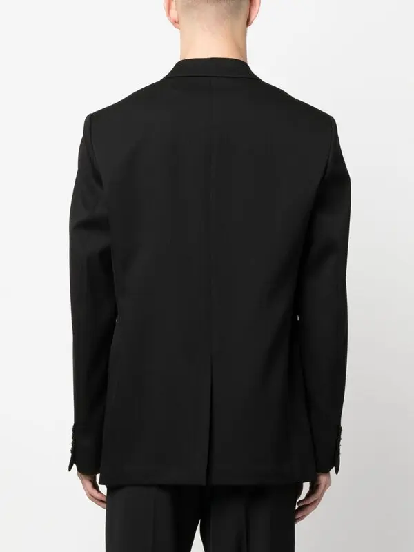 LANVIN Single-breasted Wool Blazer - Black