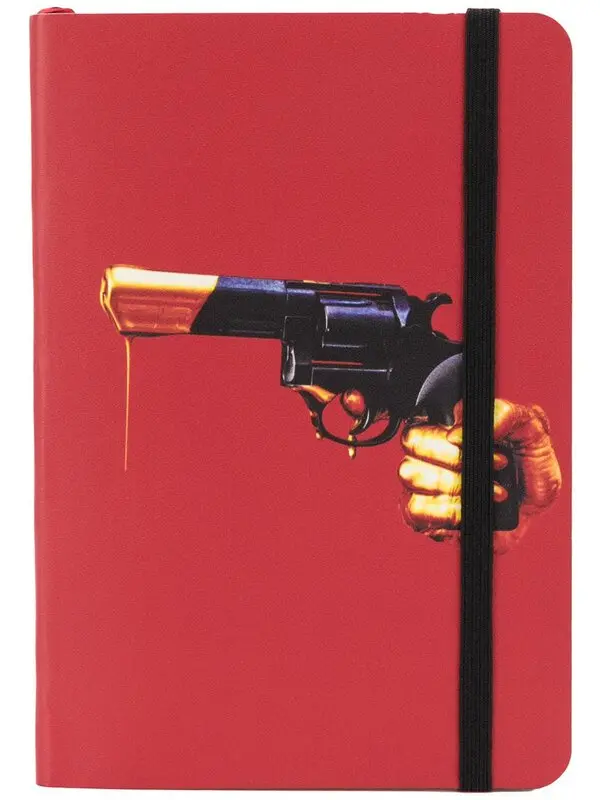 SELETTI Pistol-print Notebook