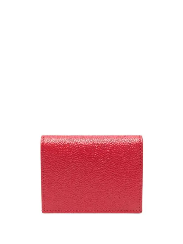Thom Browne Anchor-embroidered Leather Cardholder