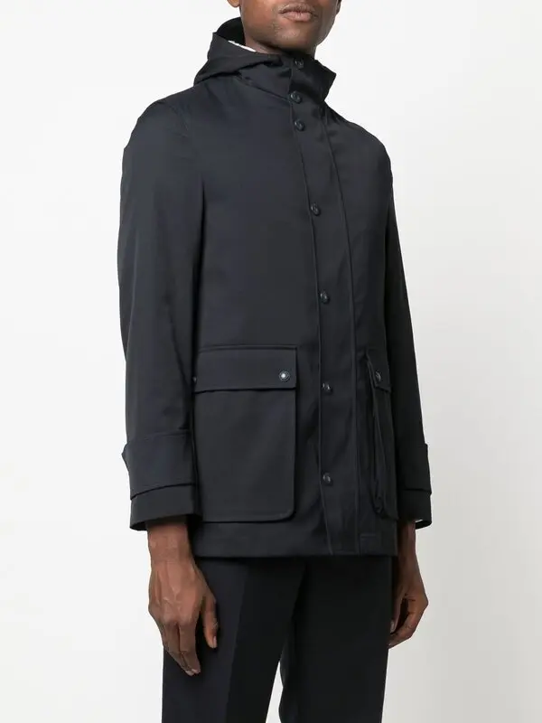 Thom Browne Hooded Parka Coat