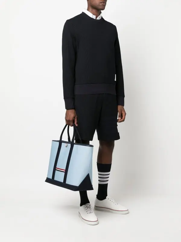 Thom Browne Medium Tool Tote - Blue