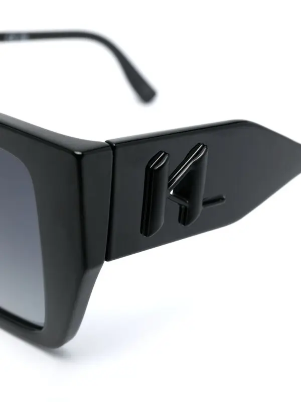 Karl Lagerfeld Tinted Square-frame Sunglasses - Black
