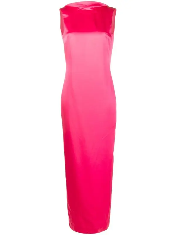 Versace Cowl-back Gown - Pink