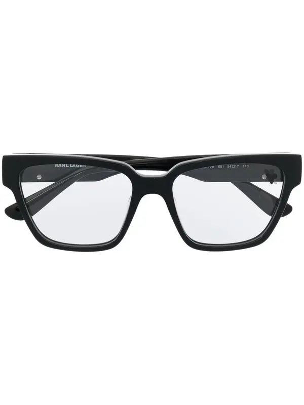 Karl Lagerfeld Wayfarer-frame Glasses - Black