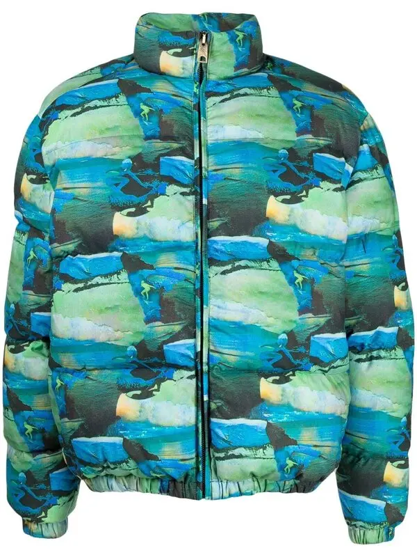 ERL Printed Quilted Puffer Jacket