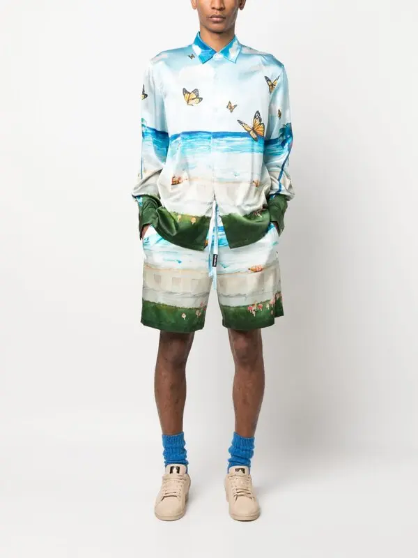 NAHMIAS Butterfly Beach Shirt