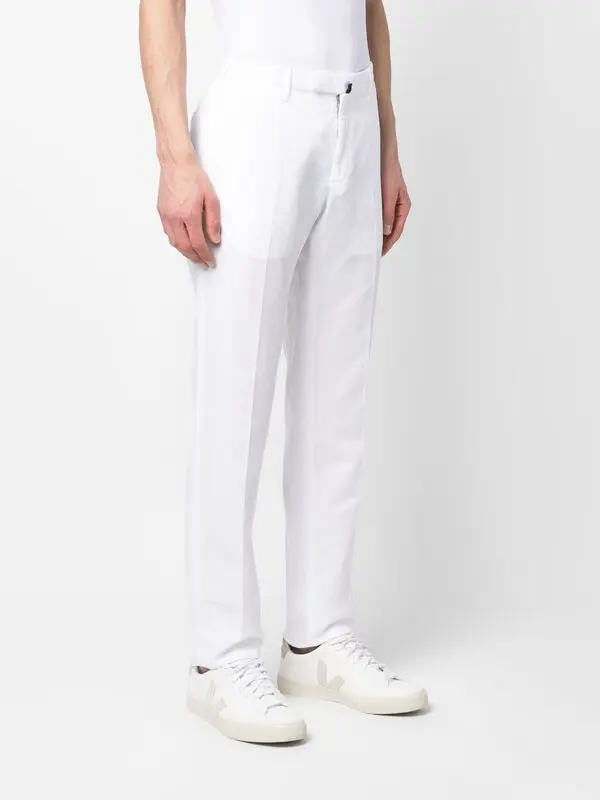 Incotex Straight-leg Linen-cotton Trousers