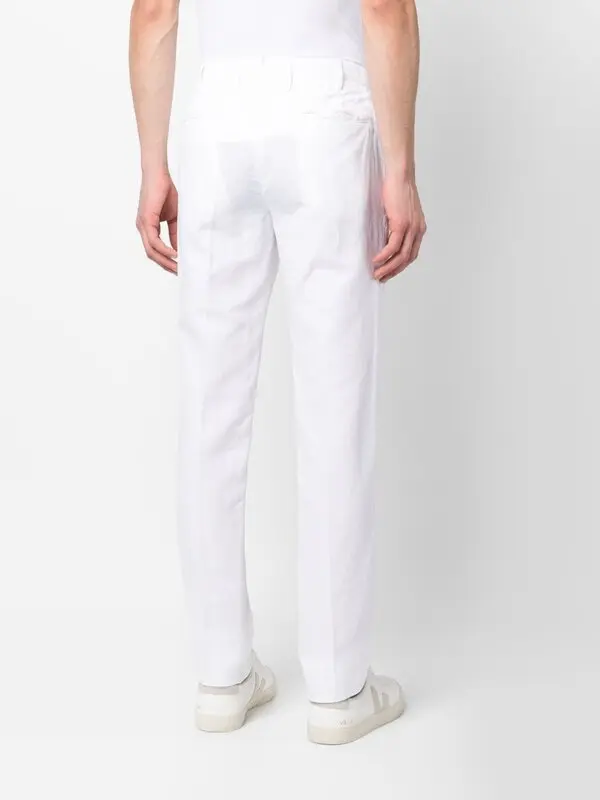 Incotex Straight-leg Linen-cotton Trousers