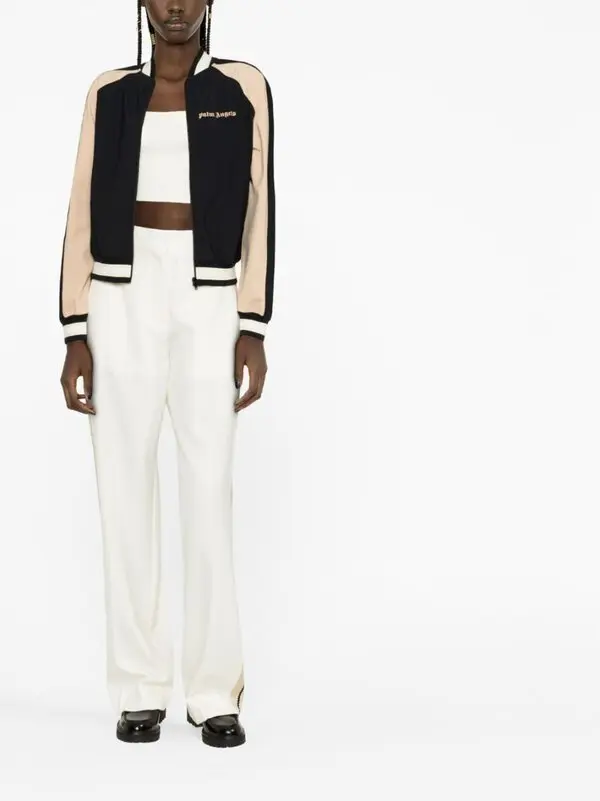 Palm Angels Side-stripe Trousers - White