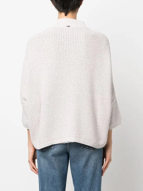 Herno High-neck Knitted Cardigan