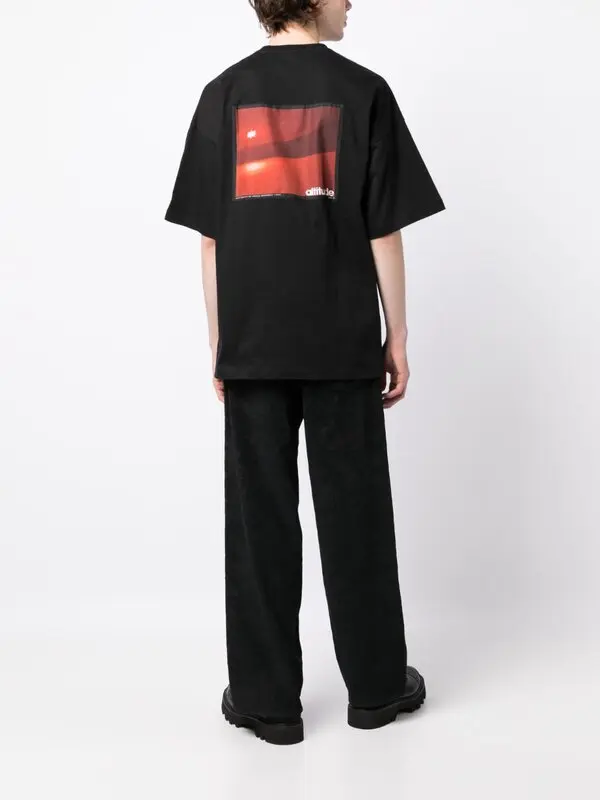 OAMC Photograph-patch Oversized T-shirt - Black