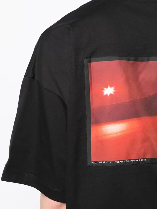 OAMC Photograph-patch Oversized T-shirt - Black