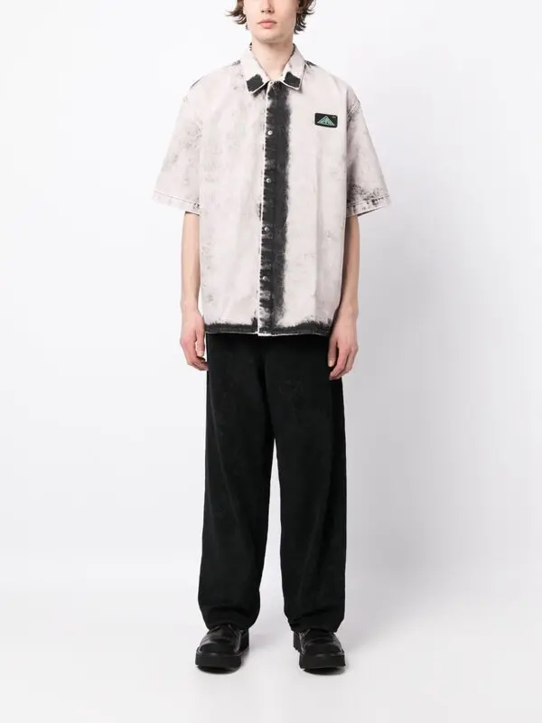 OAMC Bleach-effect Short-sleeve Shirt