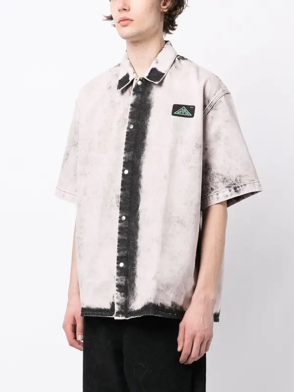 OAMC Bleach-effect Short-sleeve Shirt