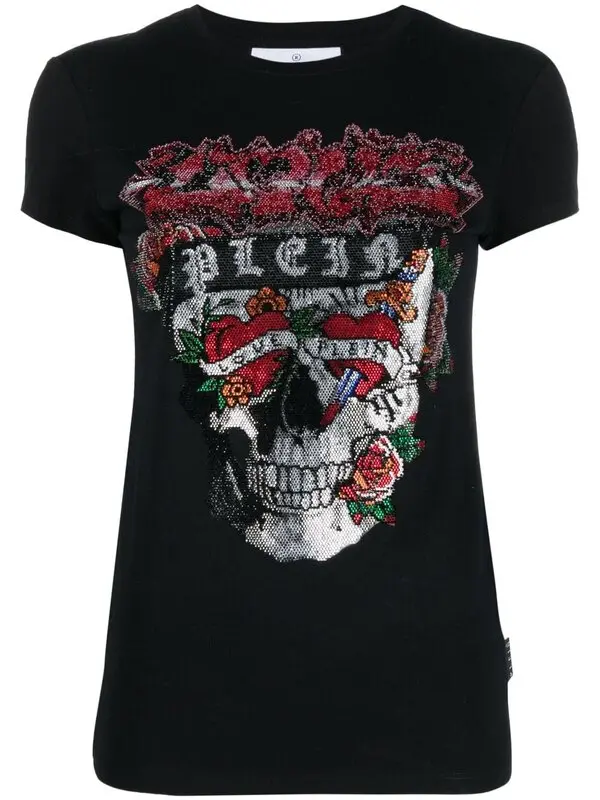 Philipp Plein Rhinestone-embellished Short-sleeve T-shirt