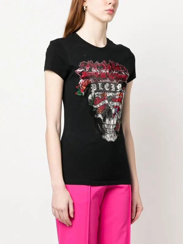 Philipp Plein Rhinestone-embellished Short-sleeve T-shirt